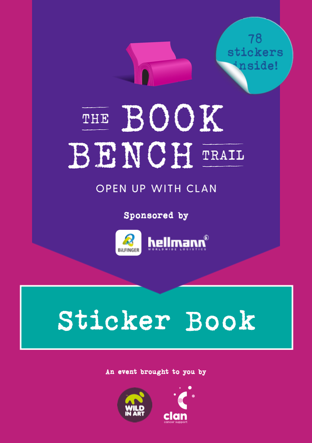 Sticker Book - Book Bench Trail 2025 – Clan Cancer Support